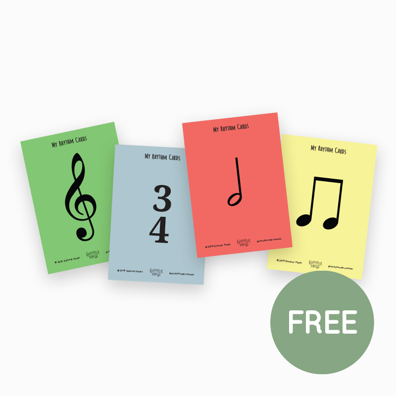 Rhythm Cards - FREE Download | Gumnut Music